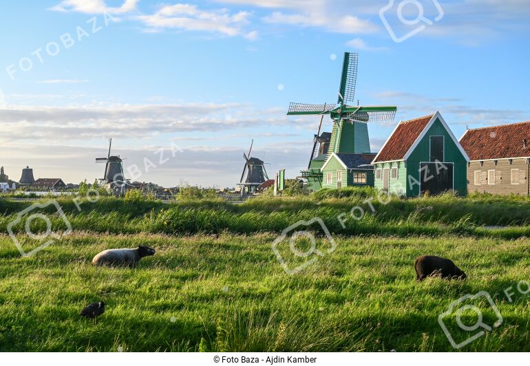 Vjetrenjače u Nizozemskoj - preuzmite fotografiju | Foto Baza
