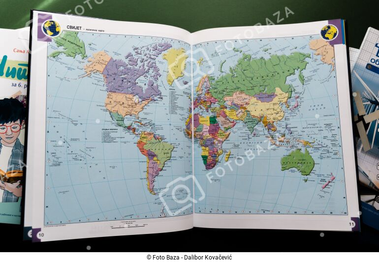 Atlas, karta svijeta - preuzmite fotografiju | Foto Baza