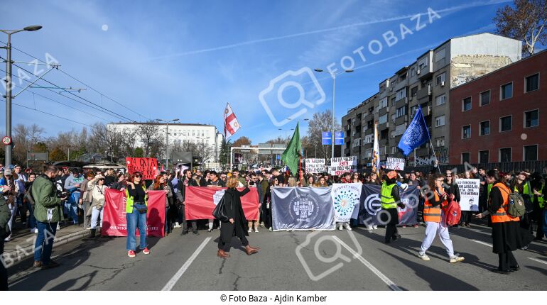 Beograd, Srbija: Studentski protesti. - preuzmite fotografiju | Foto Baza